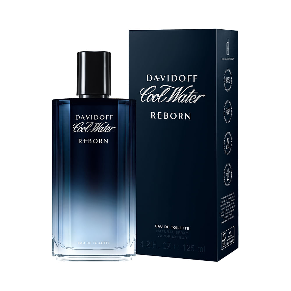 EDT Davidoff Cool Water Reborn Men x 125 ml - getthelookar