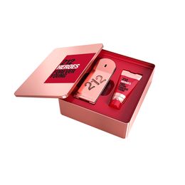 Set Carolina Herrera EDP 212 Heroes for Her x 80 ml + Body Lotion x 100 ...