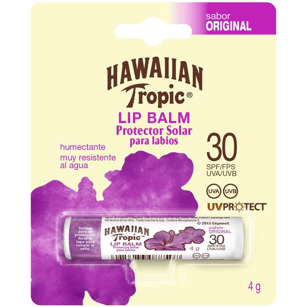 Protector Labial Hawaiian Tropic Original Coconut Fps 30 x 4 g - getthelookar