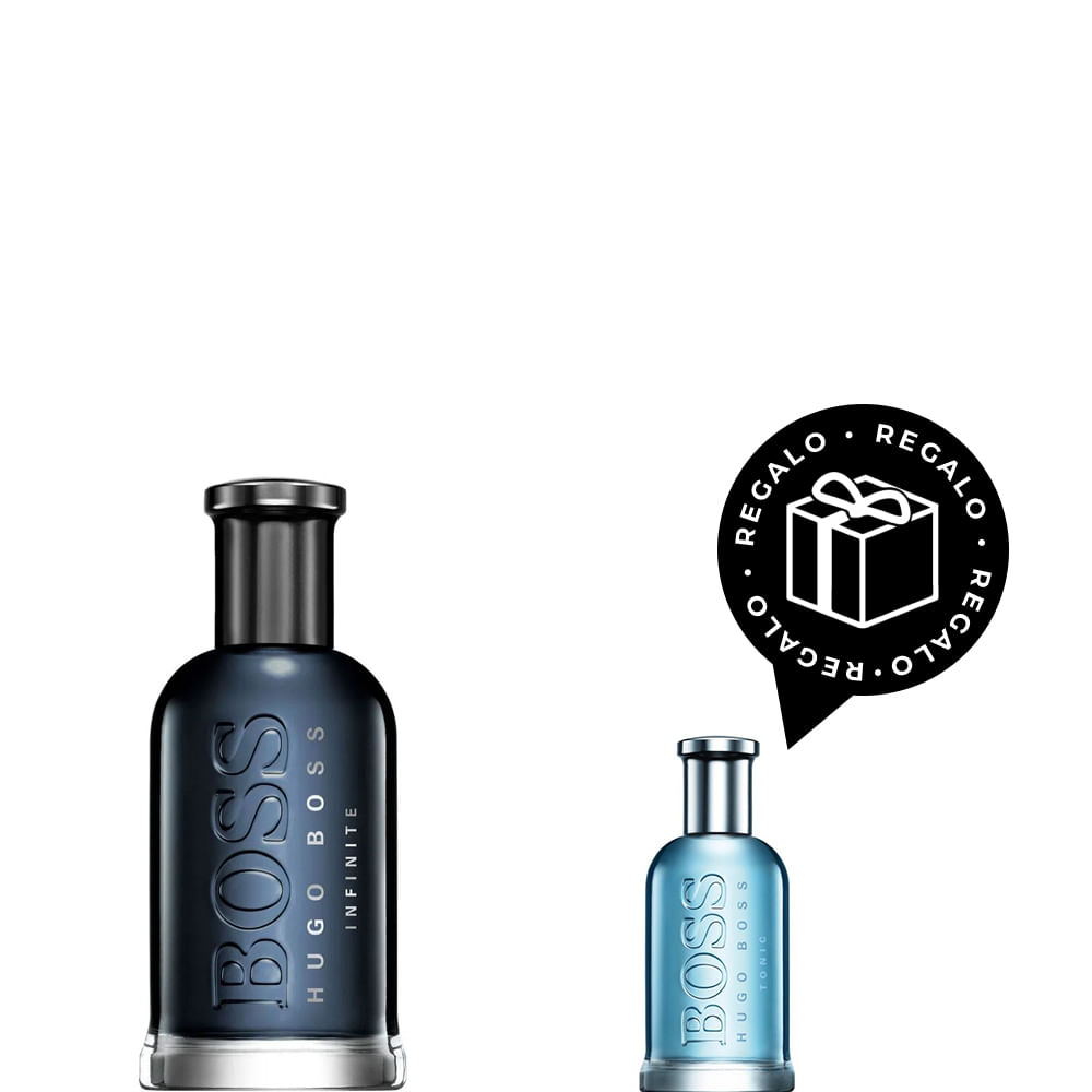 EDP Hugo Boos Bottled Infinite x 100 ml + EDT Hugo Boos Bottled Tonic x ...