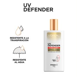 Kit L'Oreal París UV Defender Fluido FPS 50 x 2 un - getthelookar
