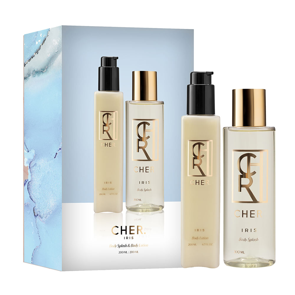 Set Cher Body Splash Iris x 200 ml + Body Lotion x 200 ml | Farmacity ...
